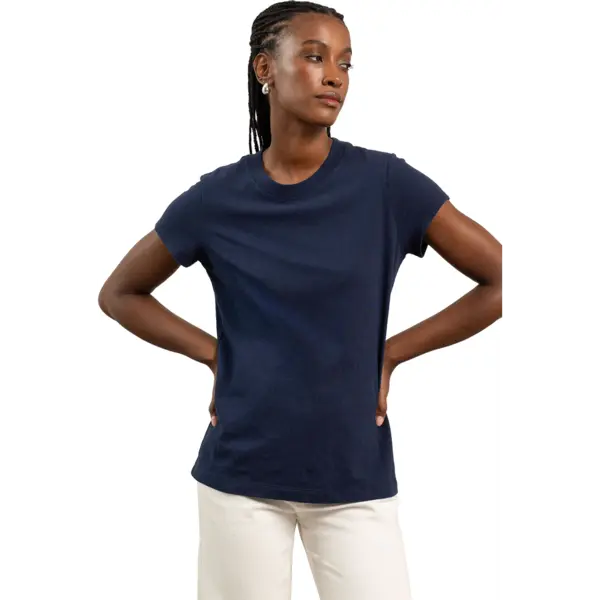 Richer Poorer The Vintage Jersey Short Sleeve Tee - Navy