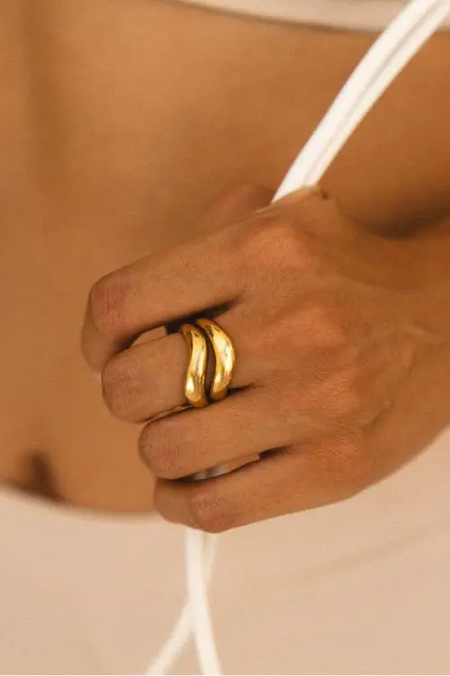 ATOLEA Double Trouble Ring Set