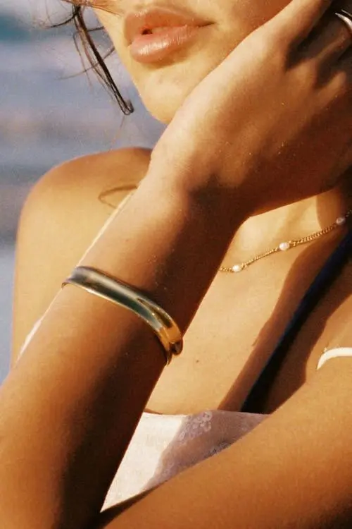 ATOLEA Sol Cuff - Gold
