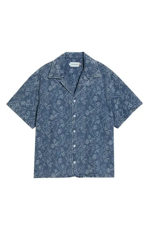 HONOR THE GIFT Floral Jacquard Camp Shirt