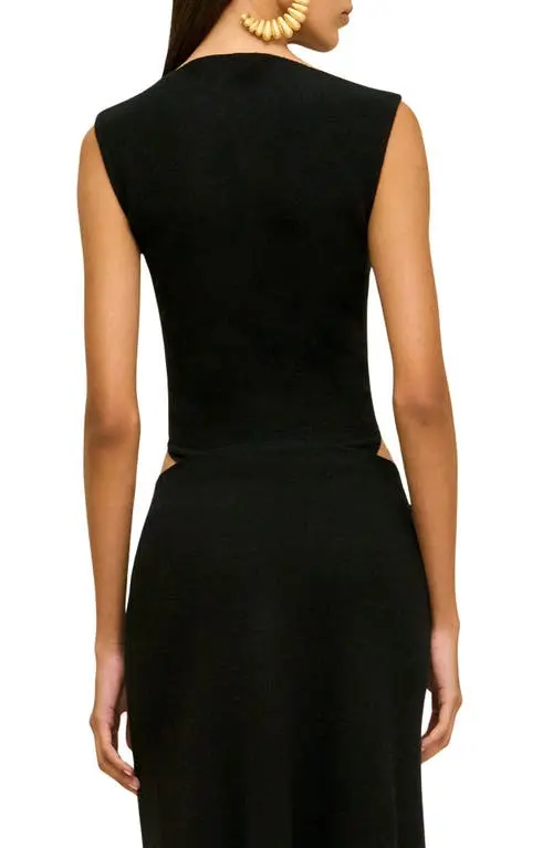 Cult Gaia Romma Mock Neck Top
