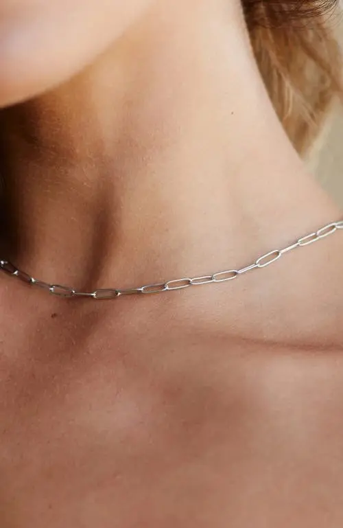 ATOLEA Cozumel Paperclip Choker - Silver