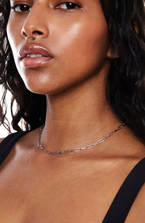 ATOLEA Cozumel Paperclip Choker - Silver