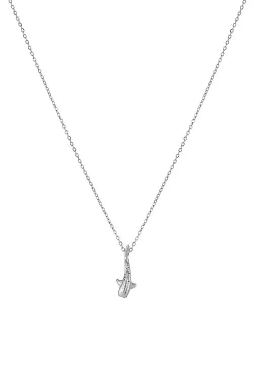 ATOLEA Whale Shark Necklace - Silver