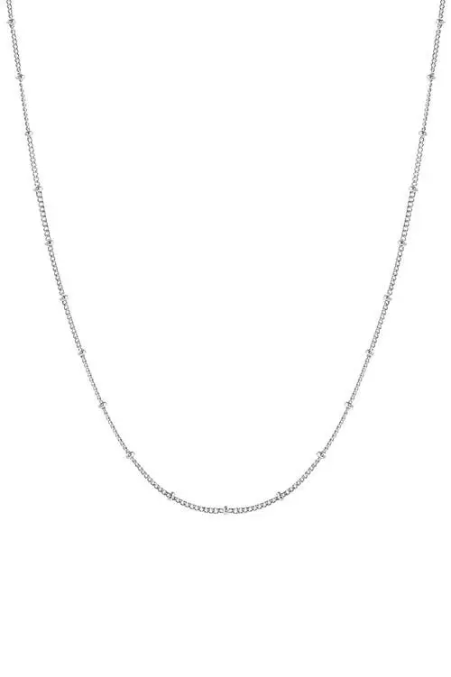 ATOLEA Capri Beaded Choker - Silver