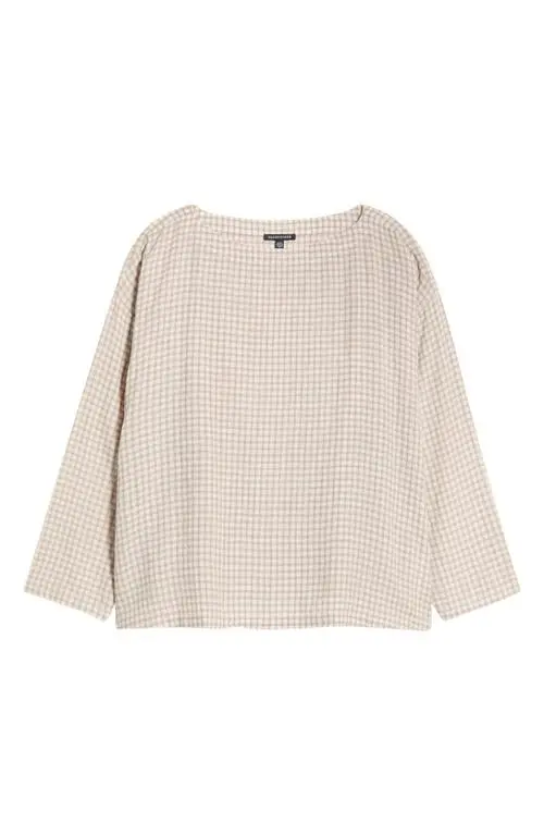 Eileen Fisher Bateau Neck Boxy Top
