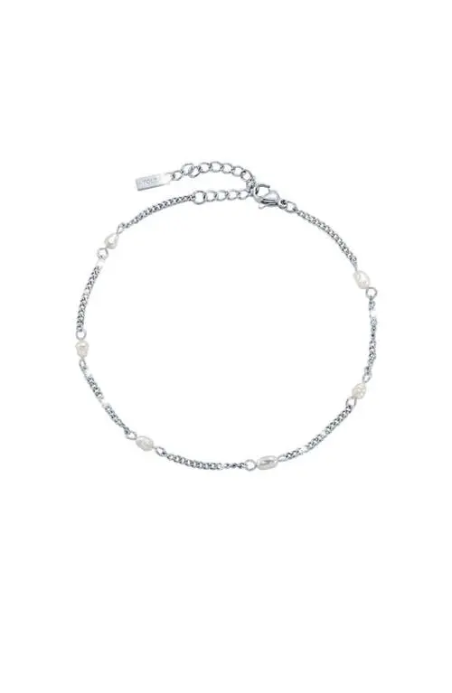 ATOLEA Lovina Freshwater Pearl Bracelet - Silver