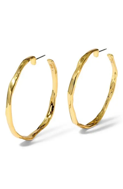 Alexis Bittar Brut Skinny Hoop Earrings
