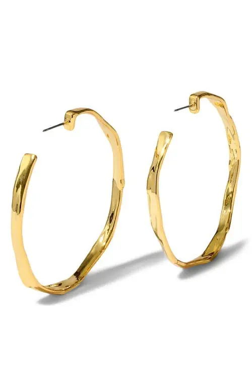 Alexis Bittar Brut Skinny Hoop Earrings