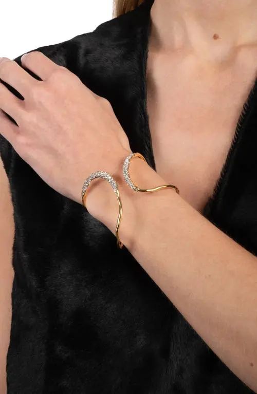 Alexis Bittar Solanales Crystal Freeform Cuff - Crystals