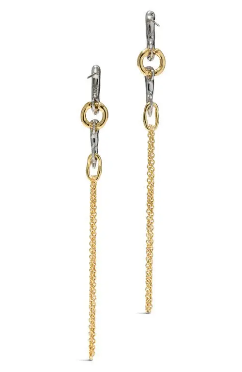 Alexis Bittar Solanales Crystal Linked Spear Drop Earrings