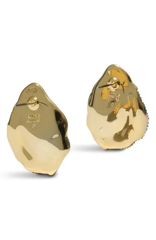 Alexis Bittar Solanales Crystal Petal Post Earrings