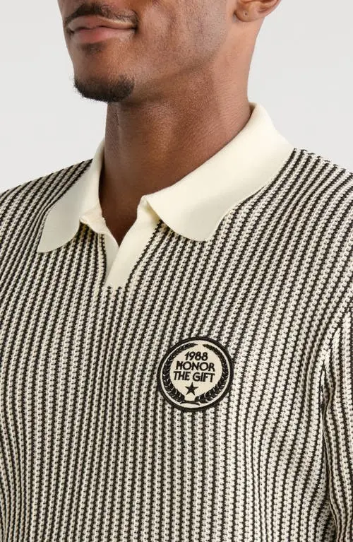 HONOR THE GIFT Stripe Knit Polo