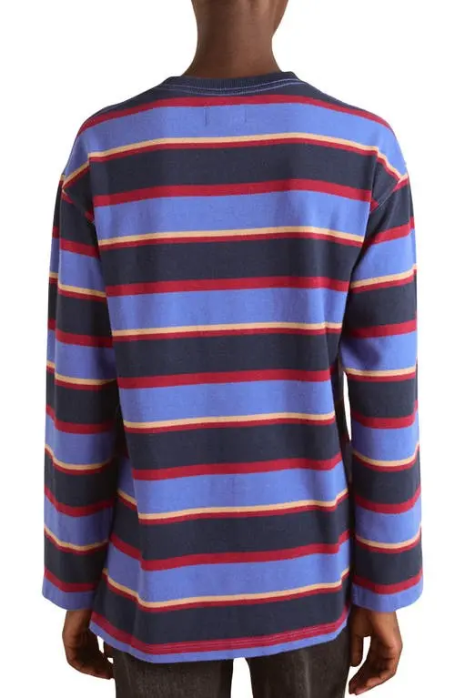 DAMSON MADDER Ali Striped Long Sleeve T-shirt