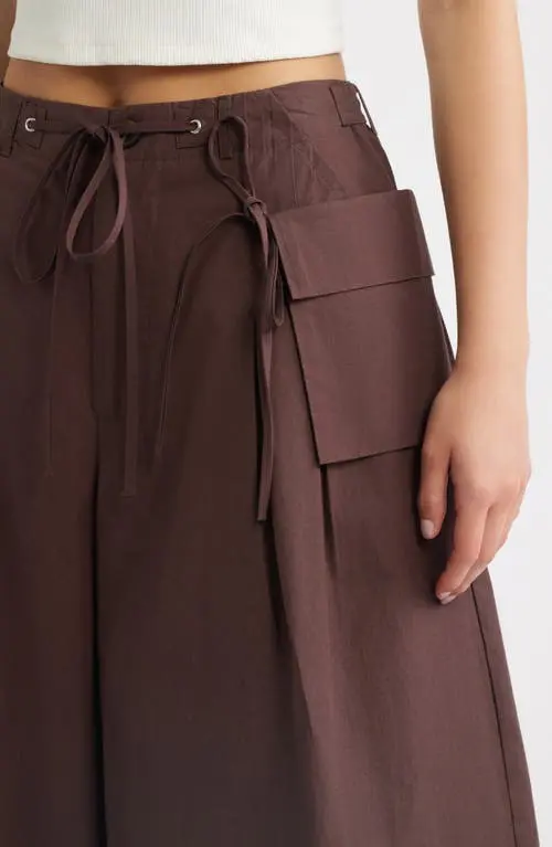 DAMSON MADDER Tatiana Drawstring Wide Leg Culottes