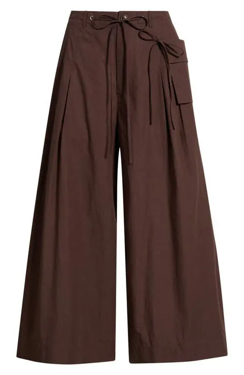 DAMSON MADDER Tatiana Drawstring Wide Leg Culottes