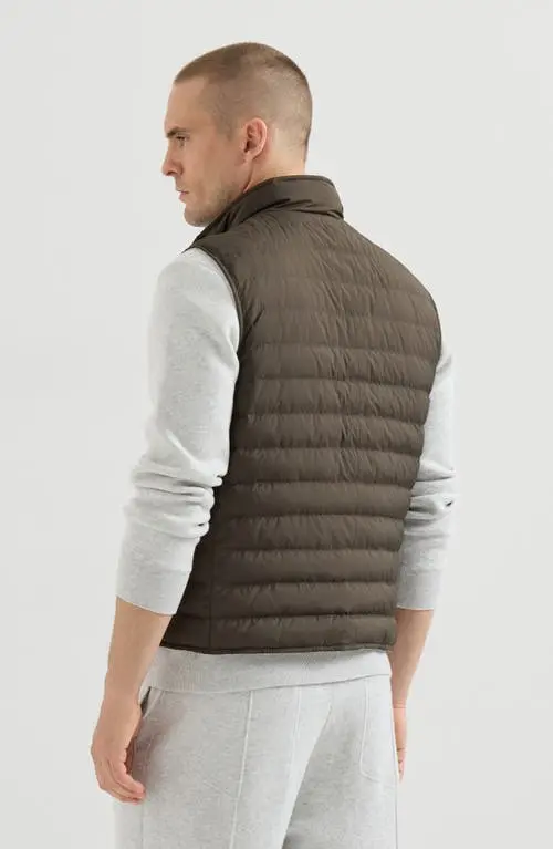Brunello Cucinelli Lightweight Techno Fabric Down Vest