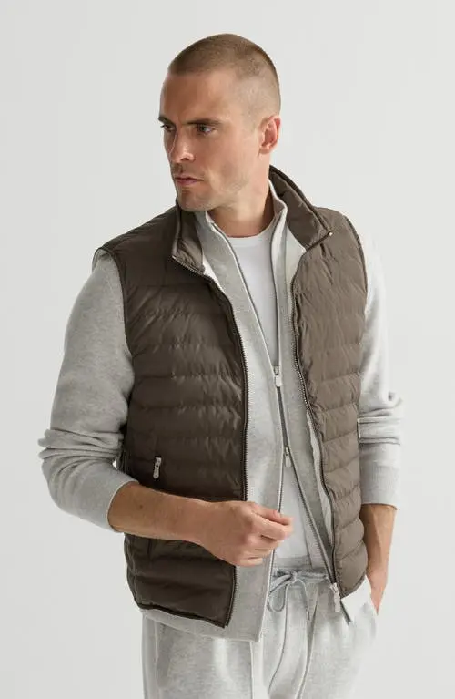 Brunello Cucinelli Lightweight Techno Fabric Down Vest