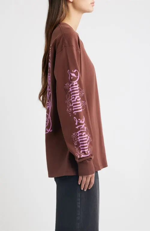 DAMSON MADDER Pleasant Slumber Graphic Long Sleeve T-shirt