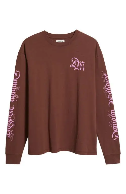DAMSON MADDER Pleasant Slumber Graphic Long Sleeve T-shirt