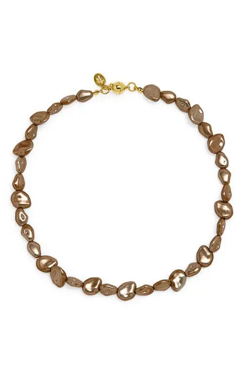 MELANIA CLARA Hematite Necklace