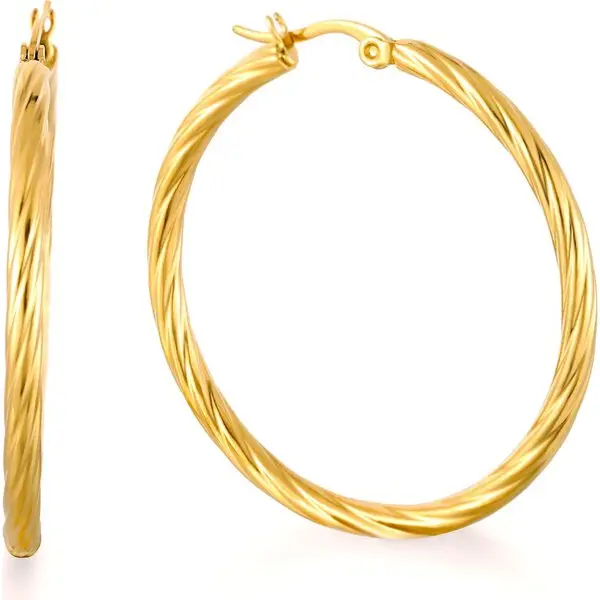 ATOLEA Bold Twisted Hoops