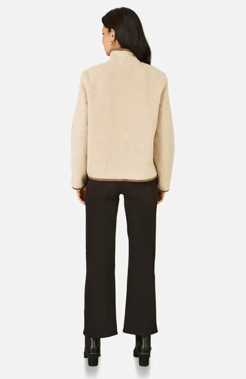 YUMI Tailored Borg Toggle Jacket