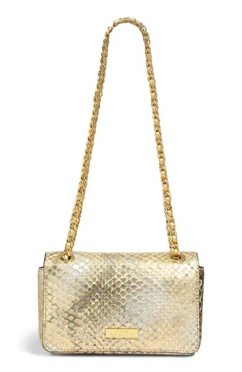 Alexis Bittar Mini Bella Python Embossed Leather Clutch
