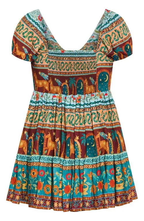 City Chic Amaria Print Flare Dress