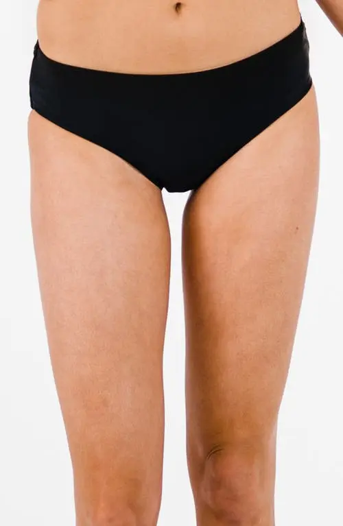 CALYPSA Full Coverage Bikini Bottom - Black