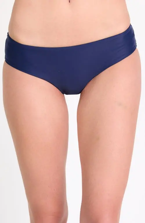 CALYPSA Full Coverage Bikini Bottom - Navy