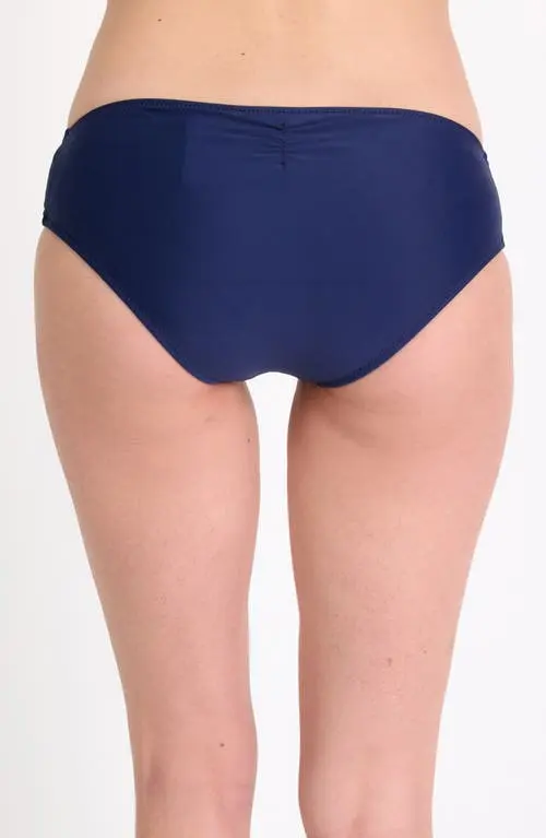 CALYPSA Full Coverage Bikini Bottom - Navy