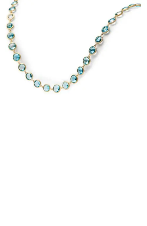Marco Bicego Jaipur 18k Blue Topaz Necklace
