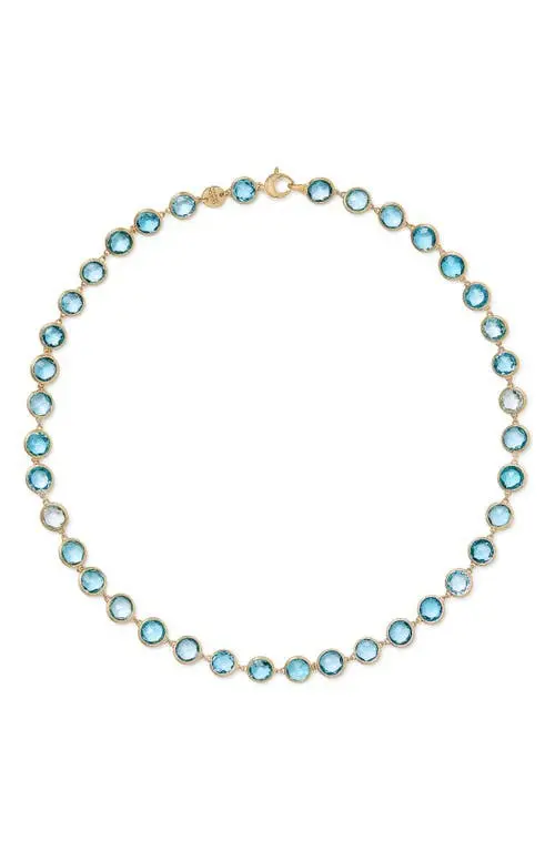 Marco Bicego 18k Blue Topaz Necklace - Gold