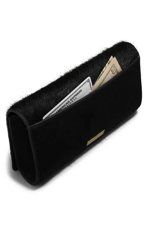 Alexis Bittar Serpent Calf Hair Clutch