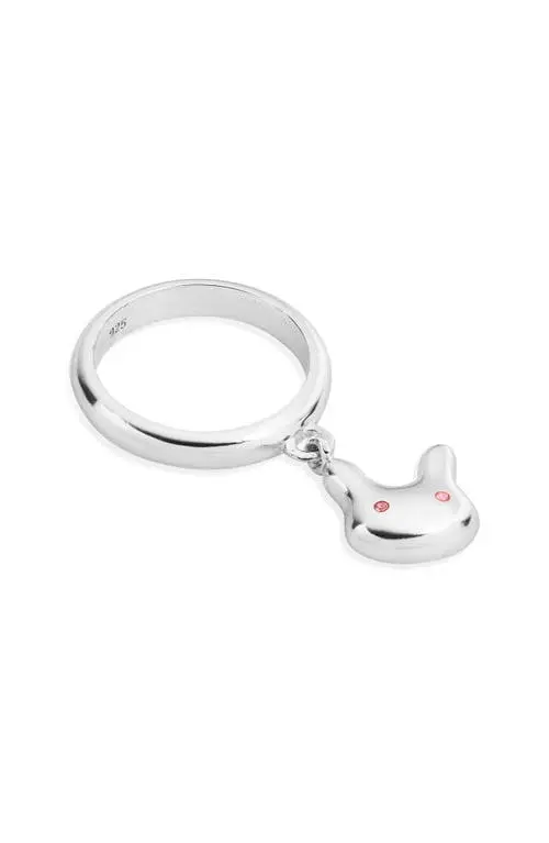 Sandy Liang Terminator Droplet Ring - Silver