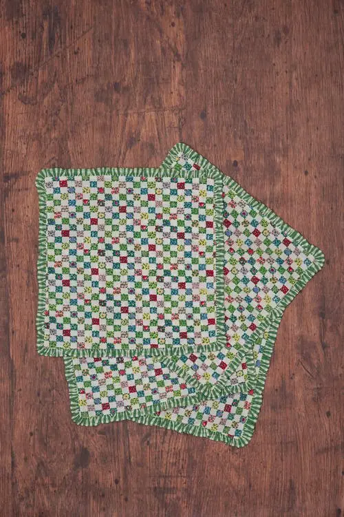 MODERN PRAIRIE Rebecca Ruffle Napkins