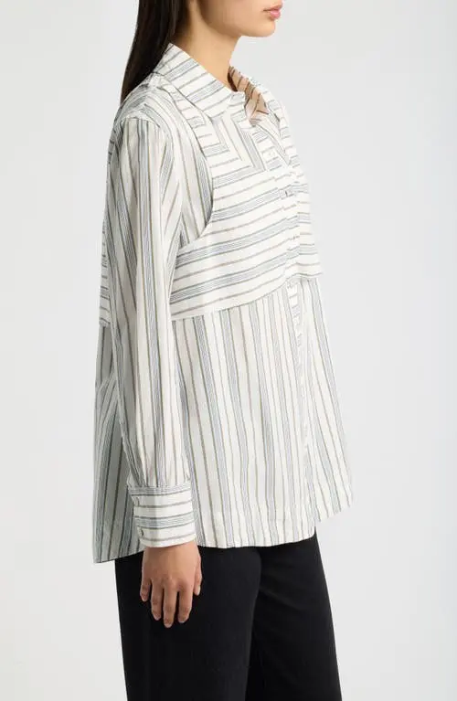 DAMSON MADDER Valeria Double Layer Organic Cotton Shirt