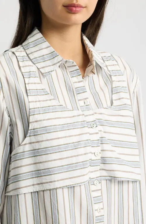 DAMSON MADDER Valeria Double Layer Organic Cotton Shirt