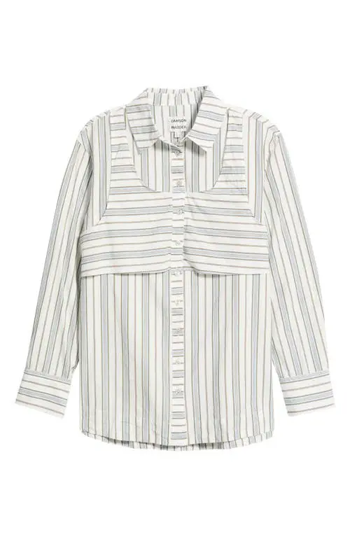 DAMSON MADDER Valeria Double Layer Organic Cotton Shirt