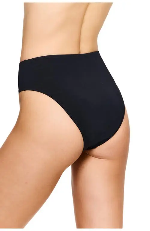 GOTTEX Solid High Waist Bikini Bottom Swimsuit