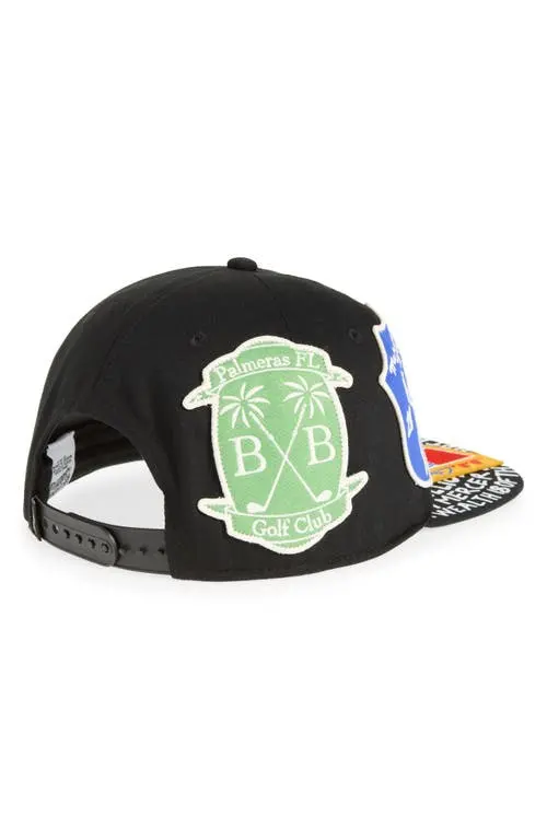 BILLIONAIRE BOYS CLUB Embroidered Snapback Cap