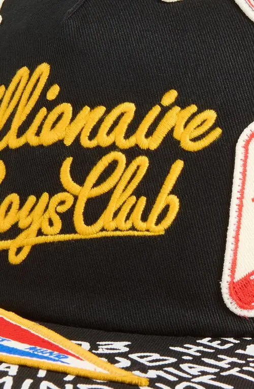 BILLIONAIRE BOYS CLUB Embroidered Snapback Cap