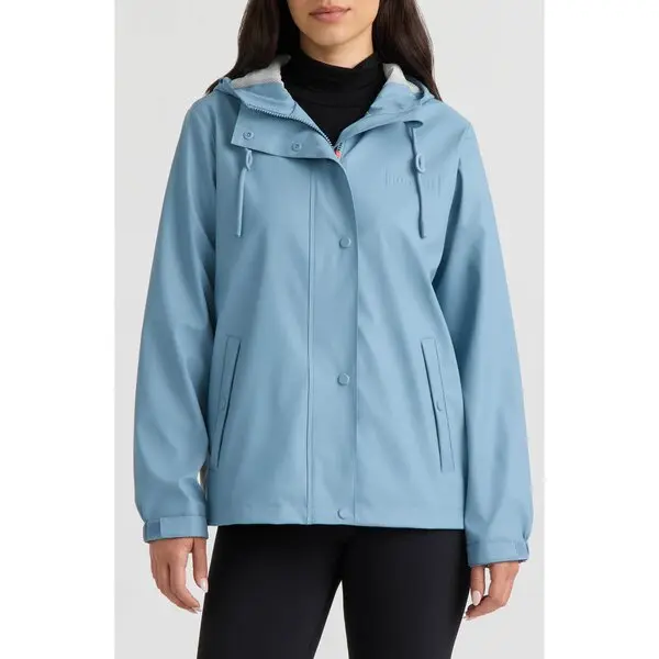 Hunter Dina Cropped Rubberized Rain Jacket