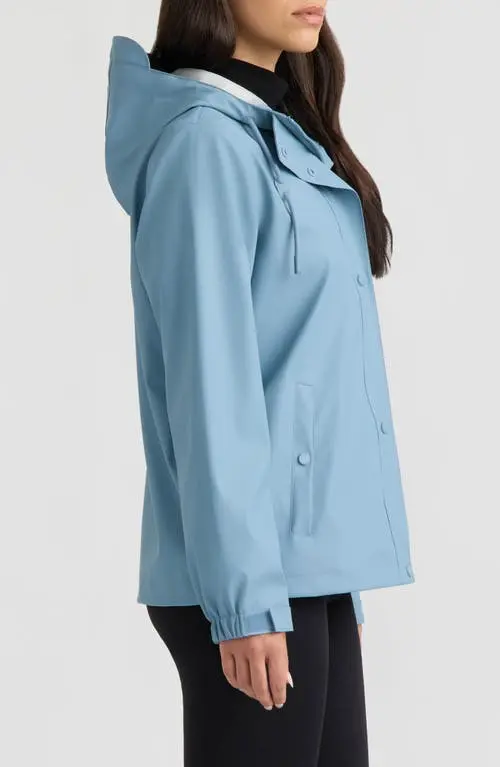 Hunter Dina Cropped Rubberized Rain Jacket