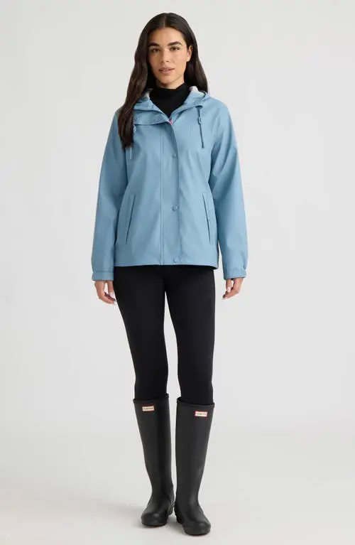 Hunter Dina Cropped Rubberized Rain Jacket