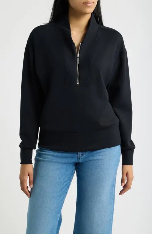 APNY Half Zip Pullover - Black