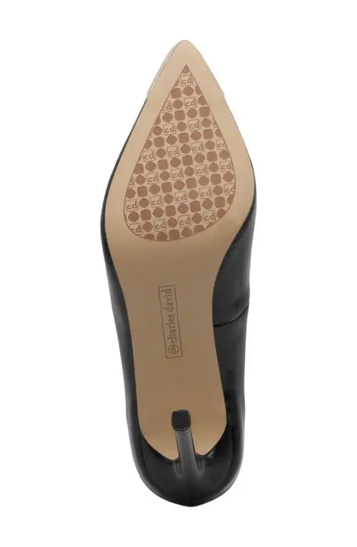 CHARLES DAVID Rory Faux Leather Pump