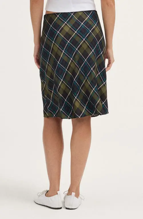 Madewell Picot Trim Slip Skirt