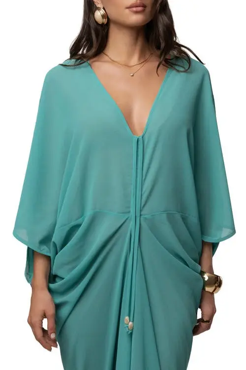 JLUXLABEL Longer Days Cover Up Dress - Teal